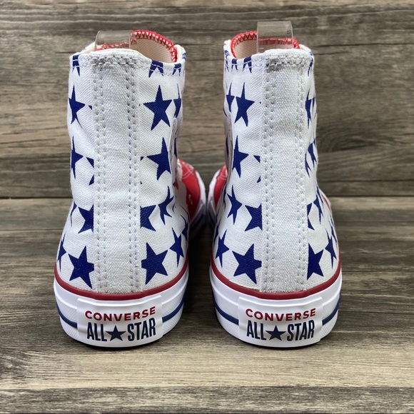 Converse | Shoes | New Converse Chuck Taylor All Star Usa Flag Shoes ...